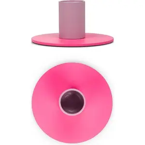 BRITISH COLOUR STANDARD Small Two Tone Candle Holder - Pink