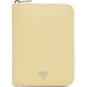 Tumi Belden Zip Around Leather Passport Case - Washed Yellow