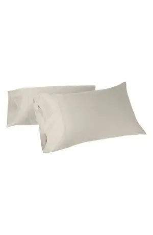 COYUCHI Cloud Soft Organic Cotton Sateen Pillowcases - Stone