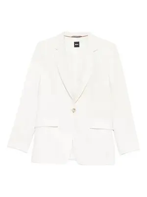 Boss Button Detailed Blazers For Women