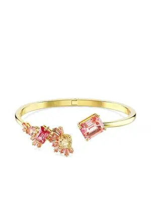 SWAROVSKI Crystal-embellished Hinged Bangle - Gold