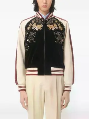 Valentino Garavani Embroidered Bomber Jacket