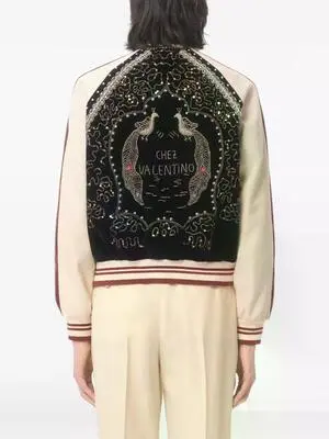 Valentino Garavani Embroidered Bomber Jacket