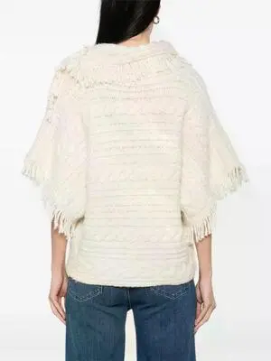 MARANT ETOILE Blanche Poncho