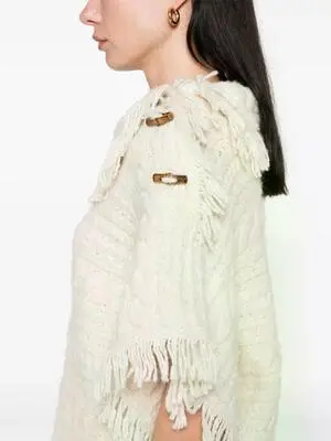 MARANT ETOILE Blanche Poncho
