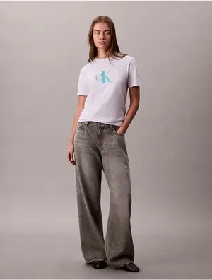Calvin Klein Monologo Tee - Lacey Lilac