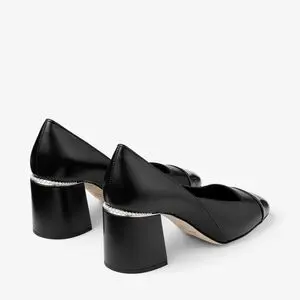 JIMMY CHOO Jenson 65 Patent And Nappa Leather Pumps