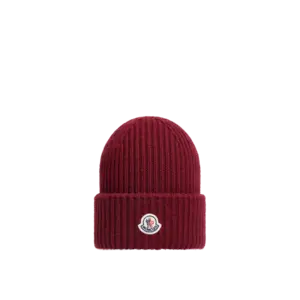 Moncler Wool & Cashmere Beanie - Purple