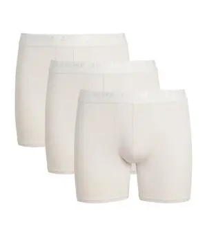 SKIMS Stretch-jersey Boxer Briefs - White