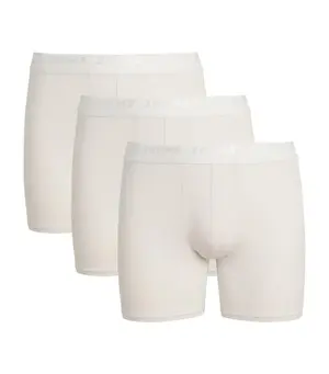 SKIMS Stretch-jersey Boxer Briefs - White