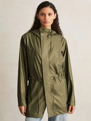 Rains Long Hooded Rain Jacket