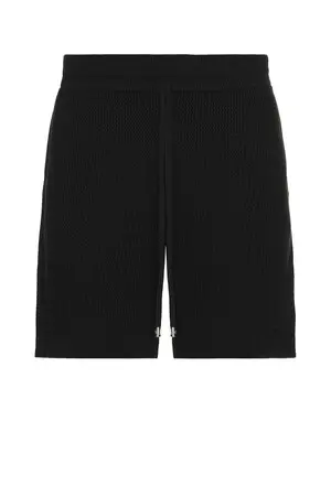 Amiri Crochet Mesh Short - Black