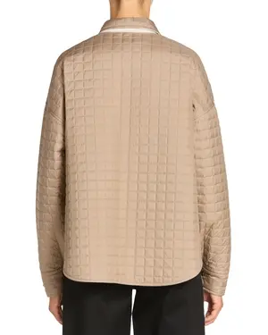 Moncler Quilted Shirt - Medium Beige