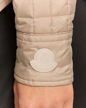 Moncler Quilted Shirt - Medium Beige
