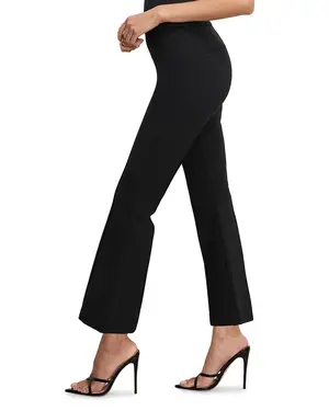 Good American Soft Stretch Ponte Kick Flare Pants