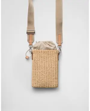 Prada Crochet Smartphone Case - Neutral