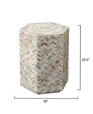 JAMIE YOUNG CO. Hepburn Hexagon Side Table