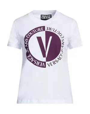 Versace Logo-print Cotton T-shirt - White