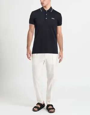 Zegna Polo Shirt Size Cotton, Elastane - Blue