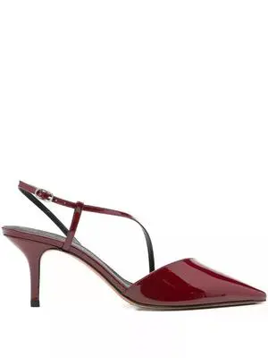 Ba&sh 70mm Patent Leather Cross-strap Sandals