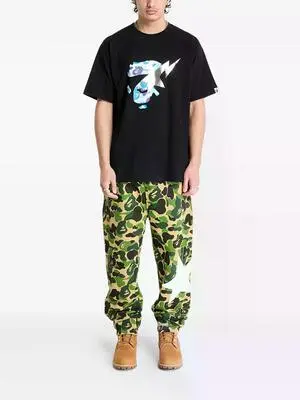 A BATHING APE Abc Camo Star Sweatpants