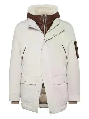 Brunello Cucinelli Double Closure Padded Jacket