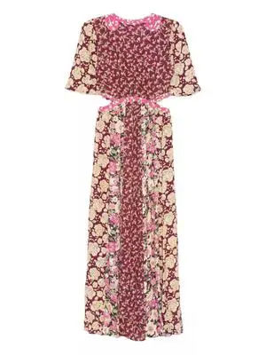 Ba&sh Ilma Floral Maxi Dress - Pink