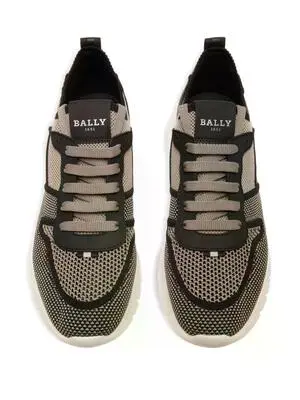 Bally Ribbon-tab Knit Sneakers
