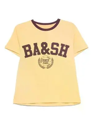 Ba&sh Ioni Logo-print T-shirt - Yellow