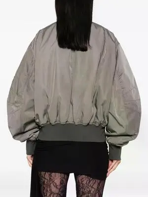 Attico Zip-fastening Bomber Jacket - Grey