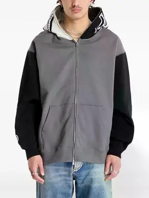A BATHING APE Shark-pattern Zip-up Hoodie