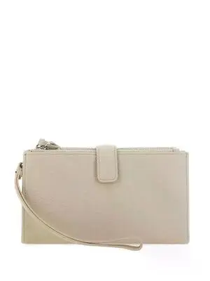 GIANNI CHIARINI Zip-fastening Wristlet Wallet - Neutrals