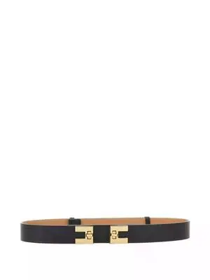 Elisabetta Franchi Logo-buckle Belt - Black