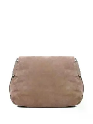 COCCINELLE Suede Flap Cross Body Bag