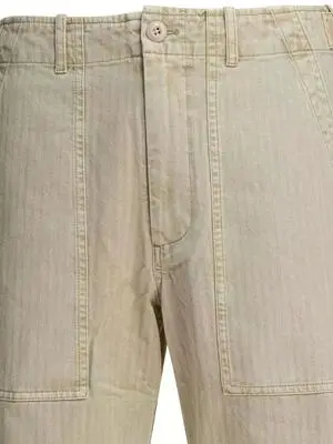 ALEX MILL Herringbone Pocket Trousers - Neutrals
