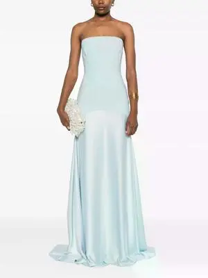 Solace London Strapless Fishtail Dress