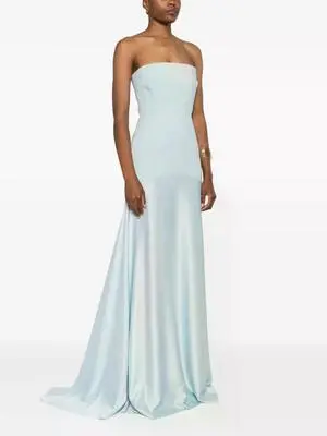 Solace London Strapless Fishtail Dress