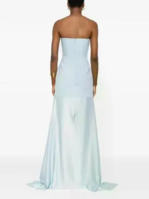 Solace London Strapless Fishtail Dress