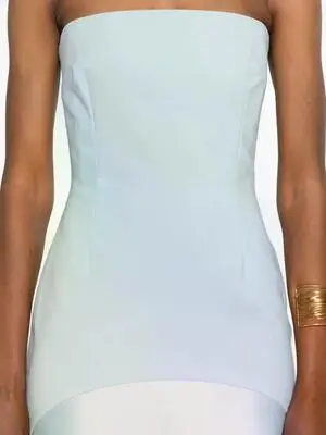 Solace London Strapless Fishtail Dress