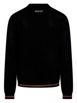 Gucci Ribbed-knit Button Cardigan