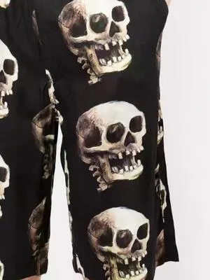 ENDLESS JOY Skull-print Elasticated Shorts