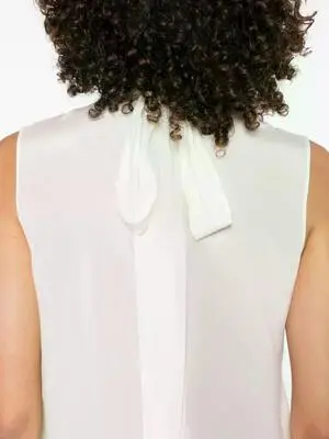 MAZZARELLI Sleeveless Mock-neck Top