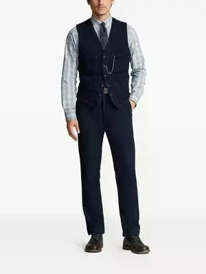 Ralph Lauren Denim-panel Waistcoat