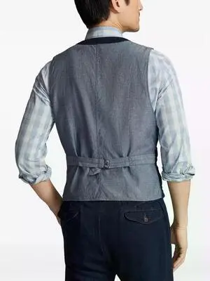 Ralph Lauren Denim-panel Waistcoat