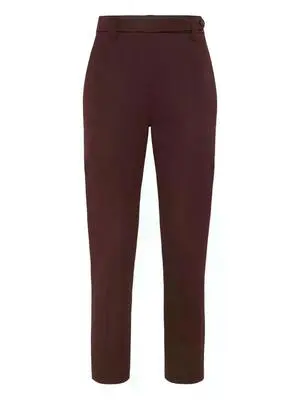 Brunello Cucinelli Button-fastening Stretch-cotton Trousers
