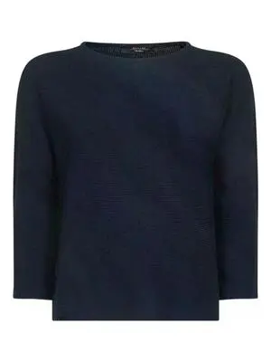 Max Mara Boat-neck Sweater - Blue