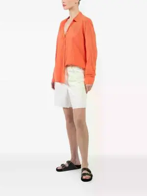 Xirena Long-sleeve Button-fastening Shirt - Orange