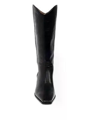 Paris Texas 50mm Bettina Leather Pointed-toe Boots