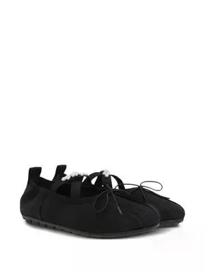 Simone Rocha Faux Pearl-embellished Ballet Flats