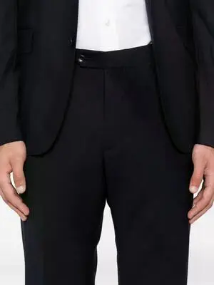 Tagliatore Single-breasted Wool Suit - Blue